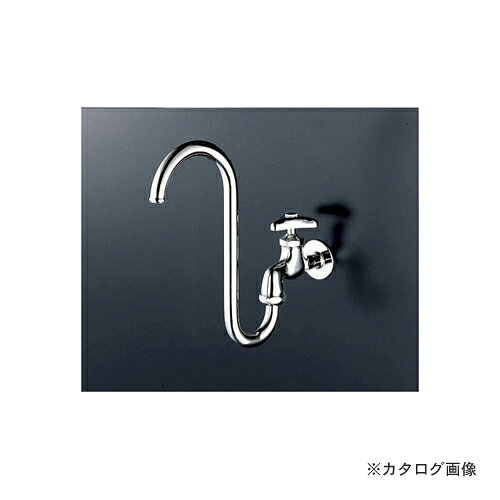 【メーカー名】 ●（株）KVK 【特長】 ●エコこま水栓で普通に使っていても節水効果があります。 【仕様】 ●日本工業規格品 ●つる首パイプ付