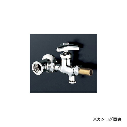 【メーカー名】 ●（株）KVK 【特長】 ●エコこま水栓で普通に使っていても節水効果があります。 【仕様】 ●日本工業規格品 ●水抜き付 ●固定こま