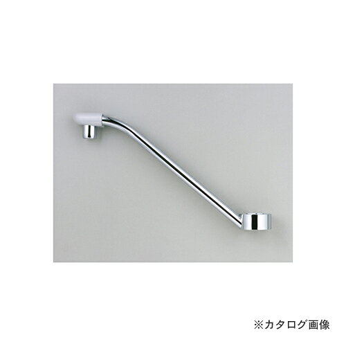 【メーカー名】 ●（株）KVK 【特長】 ●キッチン台付シングルレバー用 吐水パイプ 【仕様】 ●吐水口寸法：267mm ●取付標準商品：KM346(MS)G・KM347G