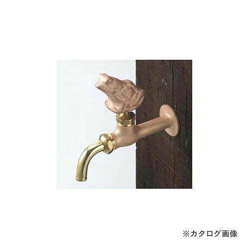 【メーカー名】 ●（株）KVK 【特長】 ●ガーデニング水栓シリーズ ●エコこま水栓で普通に使っていても節水効果があります。 【仕様】 ●日本工業規格品 ●研磨・メッキ無 ●カエルハンドル付 ●ハンドル青銅製 ●固定こま ※ご使用後、パッキ...
