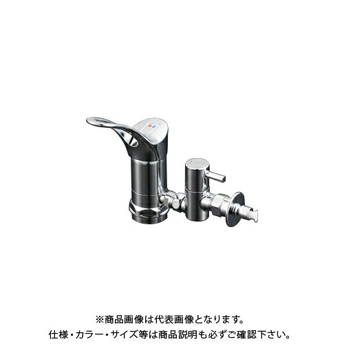 【メーカー名】 ●（株）KVK 【特長】 ●既存（KVK製）のシングルレバー水栓の上部交換用分岐金具。 ●レバー1本で吐水・止水・温度調節・流量調節の操作がスムースにできます。（高性能DLCカートリッジ採用） 【仕様】 ●保証書：在中商品 ...