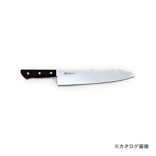 【メーカー名】 ●（株）マサヒロ 【特長】 ●日本鋼ローズ牛刀シリーズは、確かな手応えと切れ味を身上とする、純日本鋼を使用。 【仕様】 ●研ぎ澄ました刃先に伝統の風格が漂います。