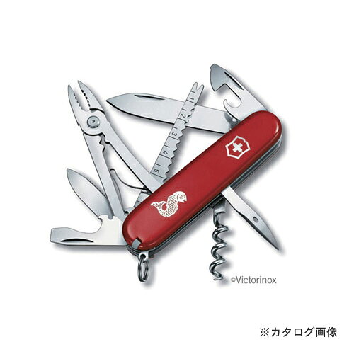 【メーカー名】 ●ビクトリノックス 【特長】 ●レッド 【仕様】 ●うろこおとしや針はずし、スケールなどが付いたタイプ。海や川の釣りに最適。ハンドル部分の魚のマークが目印です。