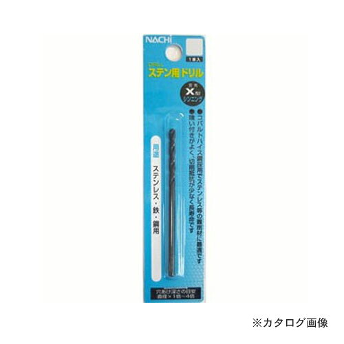 【メーカー名】 ●（株）不二越 【特長】 ●喰い付きがよく 切抵抗が少なく 長寿命の ステンレス用ドリル 【仕様】 ●全長(mm):142 ●直径(mm):11.5