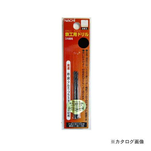 【メーカー名】 ●（株）不二越 【特長】 ●喰い付きがよく 切抵抗が少なく よく切れる鉄工ドリル5本組 【仕様】 ●全長(mm):8.5 ●直径(mm):5