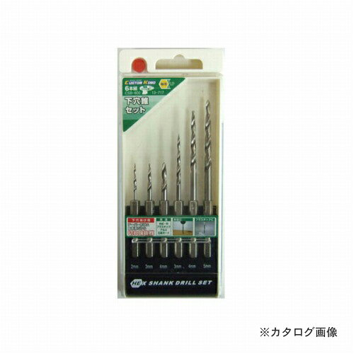 【メーカー名】 ●三共コーポレーション 【特長】 ●下穴あけ用、テーパー形状＆二条溝だから切れ味抜群！電動ドリル用　木材・竹・プラスチック・アルミ・石膏ボード 【仕様】 ●セット内容/（ショート）2.0/3.0/4.0mm　3.0/4.0/...