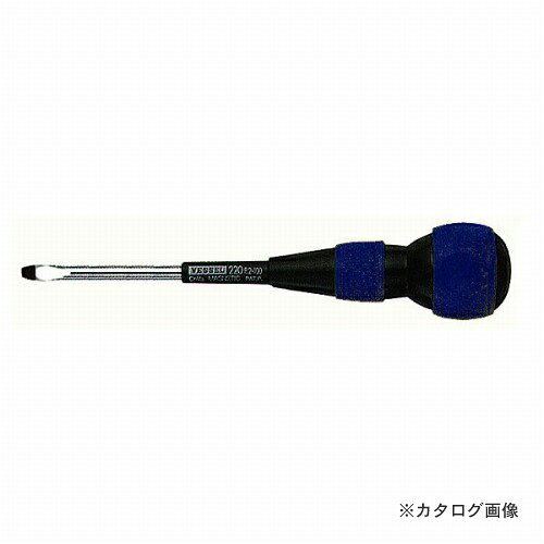 【メーカー名】 ●ベッセル 【特長】 ●マグネット入り高弾力のクッショングリップ！手のひらにフィットそ滑りにくく大きな力が伝わります◇注意：画像はサイズ違いのものになります 【仕様】 ●サイズ/-5.5×100 ●全長/181.5mm ●軸...