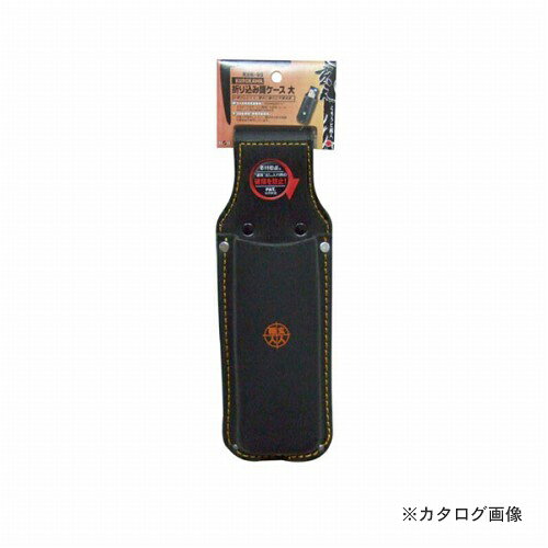 【メーカー名】 ●三共コーポレーション 【特長】 ●丈夫！道具になじむ牛黒床皮。ケース内の背面は丈夫なベルポーレン樹脂を採用！ 【仕様】 ●材質/本体(黒牛床皮)、リベット(スチール) ●サイズ/270(H)x90(W)x30(D)mm ●...