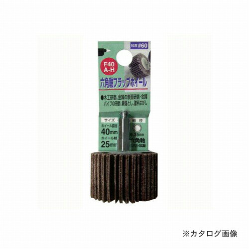 【メーカー名】 ●三共コーポレーション 【特長】 ●軸付のブラシ！サビ落としからバリ作業まで。木工研磨、金属の表面研磨、金属パイプの研磨、錆び落とし、塗装はがしに◇注意：画像はサイズ違いのものになります 【仕様】 ●ホイール径/40mm ●...