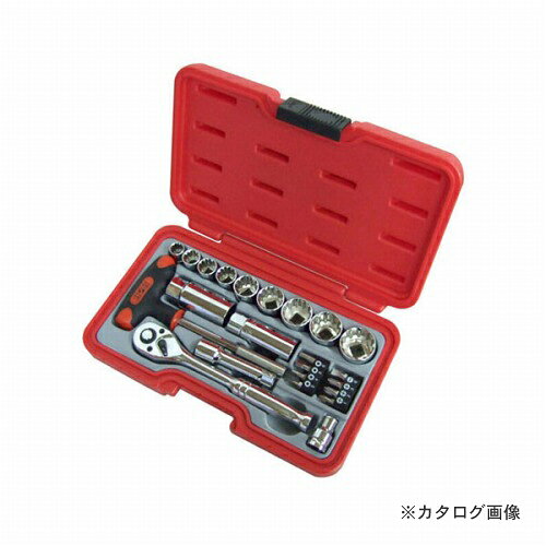【メーカー名】 ●三共コーポレーション 【特長】 ●世界中で使用されている5種ボルト・ナットに対応。機能性を極めたオールマイティソケットセット 【仕様】 ●差し込み角/9.5mm ●セット内容/オールマイティソケット9ヶ、ドライバービット4...