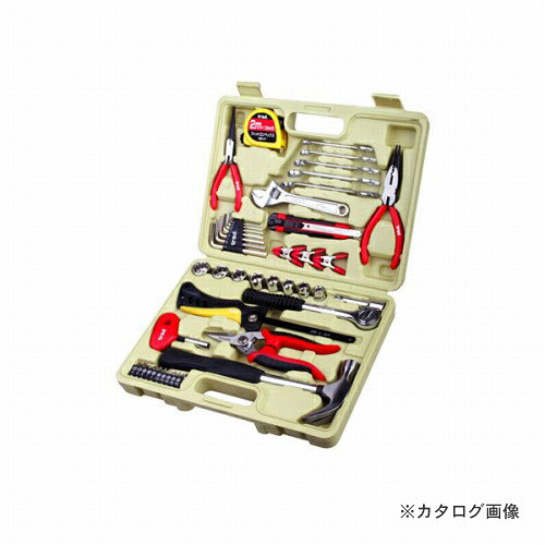 【メーカー名】 ●三共コーポレーション 【特長】 ●自動車、機械のメンテナンスやDIY作業に最適。45pcsの厳選工具をセットアップ。 【仕様】 ●セット内容/9.5mm角ラチェットハンドル、9.5mm角ソケット：8/10/12/13/14...
