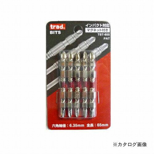 【メーカー名】 ●三共コーポレーション 【特長】 ●トーション部がしなって軸にかかる過度の負担を軽減。アルミ・木材・鉄板などのハードな締め付け作業に活躍 【仕様】 ●サイズ/+2×65mm ●材質/S2 ●備考/六角軸6.35mm角