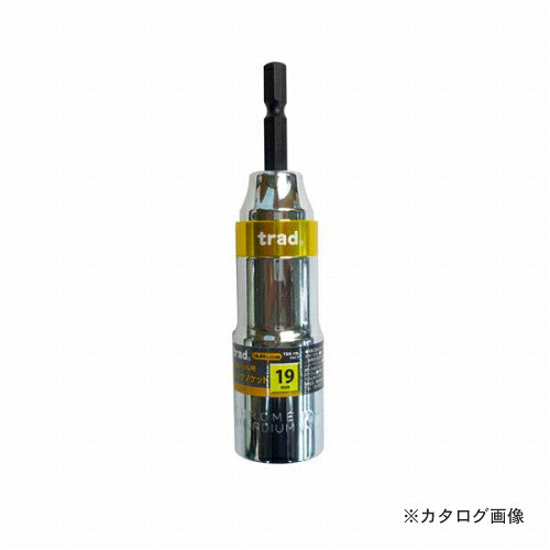 【メーカー名】 ●三共コーポレーション 【特長】 ●電動ドリル用ロングソケット。建築・土木・電設・設備など、あらゆる工事のボルト・ナットの着脱に 【仕様】 ●サイズ/19mm ●穴角/12角