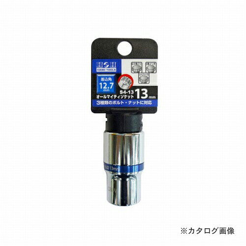 【メーカー名】 ●三共コーポレーション 【特長】 ●機能性を極めたオールマイティソケットセット。5種類のボルト・ナットに対応！◇注意：画像はサイズ違いのものになります 【仕様】 ●差込角/12.7mm ●サイズ/24mm
