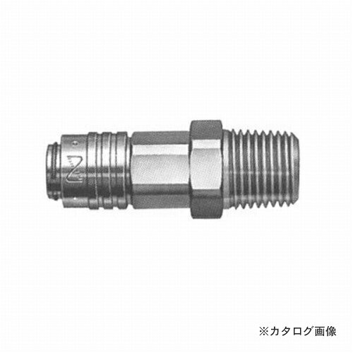 【メーカー名】 ●三共コーポレーション 【特長】 ●外径9.5mmの小型・軽量タイプ。押し込むだけのワンタッチ接続 【仕様】 ●最高使用圧力/1.0MPa ●耐圧力/1.5MPa ●適用/R1/8　メネジ取付用
