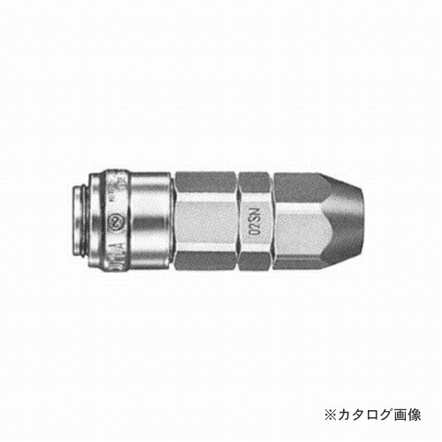 【メーカー名】 ●三共コーポレーション 【特長】 ●ワンタッチ接続で優れた操作性を発揮。ハンドツールの手元接続に適した軽量設計の為一部本体材質にアルミニウムを採用 【仕様】 ●最高使用圧力/1.0MPa ●耐圧力/1.5MPa ●適用ホース...