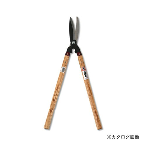 【メーカー名】 ●（有）岸本農工具製作所 【特長】 ●木柄付 強力型 刈込鋏です。 【仕様】 ●全長：640mm ●重量：850g ●刃長：160mm