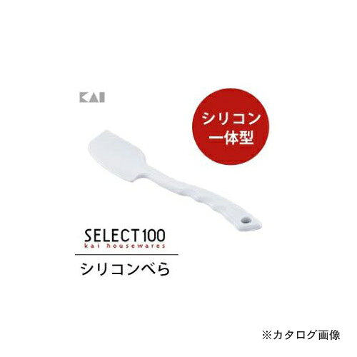 【メーカー名】 ●貝印 【特長】 ●清潔な一体型。 ●ボウルの曲面にピッタリ沿う設計です。 【仕様】 ●サイズ：300X80X12(mm) ●サイズ：100g ●材質：本体：シリコーンゴム/芯：ステンレススチール ●生産国：中国