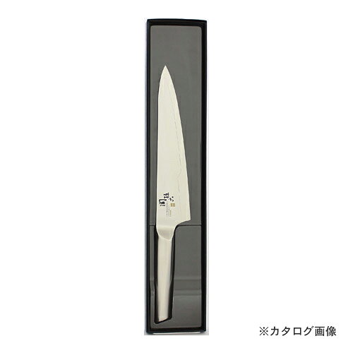 【メーカー名】 ●貝印 【特長】 ●2種の異なる母材を接合させるコンポポジット（特殊精密接合）技術を採用。 【仕様】 ●サイズ：416X82X28(mm) ●サイズ：312g ●刃渡り：210mm ●材質：刃：ステンレス刃物鋼/ハンドル：1...