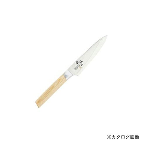 【メーカー名】 ●貝印 【特長】 ●優しい印象の白合板ハンドル・2種の異なる母材を接合させるコンポポジット（特殊精密接合）技術を採用。 【仕様】 ●サイズ：295X60X23(mm) ●サイズ：145g ●刃渡り：120mm ●材質：刃：ス...