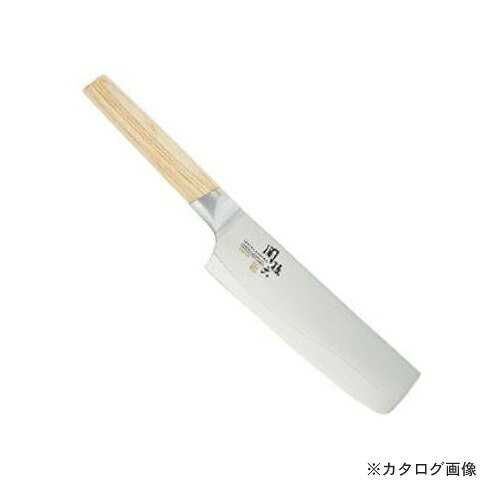 【メーカー名】 ●貝印 【特長】 ●優しい印象の白合板ハンドル・2種の異なる母材を接合させるコンポポジット（特殊精密接合）技術を採用。 【仕様】 ●サイズ：390X80X27(mm) ●サイズ：300g ●刃渡り：165mm ●材質：刃：ス...