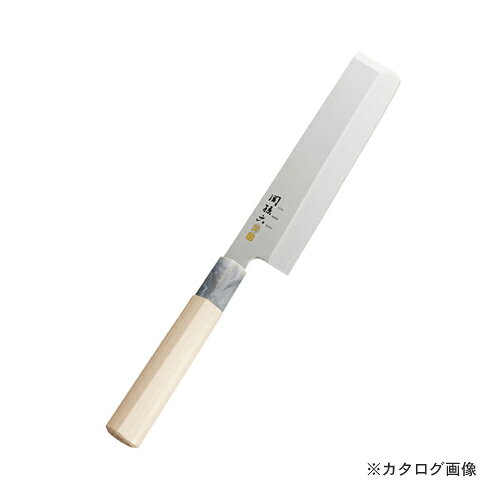 【メーカー名】 ●貝印 【特長】 ●天然木ハンドルに、伝統工法の刃付を施しました。 【仕様】 ●サイズ：390X80X25(mm) ●サイズ：200g ●刃渡り：165mm ●材質：刃：モリブデンバナジウム刃物鋼/口金：ナイロン/柄：天然木...