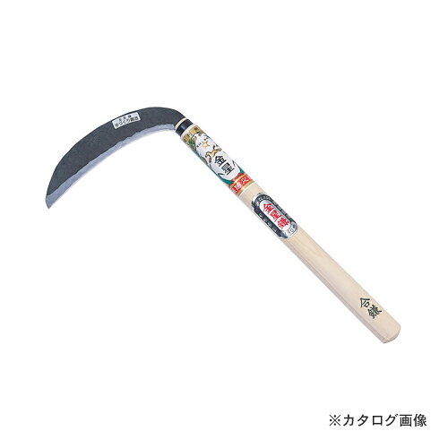 【メーカー名】 ●キンボシ（株） 【特長】 ●金星鎌は1丁1丁手で鍛造した手造り鎌です。 ●何度でも研げ切れ味が持続します。 【仕様】 ●重量:165g ●刃渡り:180mm ●材質:安来鋼 ●生産国:日本