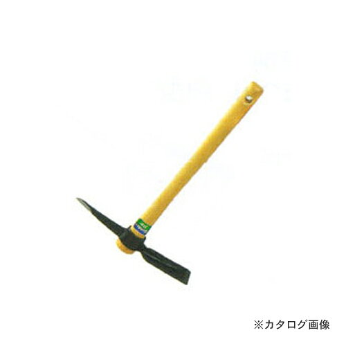 【メーカー名】 ●キンボシ（株） 【特長】 ●固い土をほぐしたり氷割に便利です。 ●堅い土も軽い力で掘り起こせます。 【仕様】 ●サイズ:365mm ●重量:378g ●刃渡り:225mm ●材質:柄:木製 爪:スチール ●生産国:日本