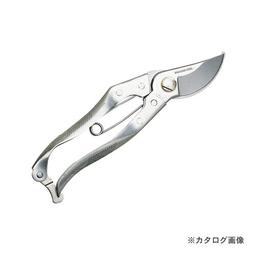 【メーカー名】 ●キンボシ（株） 【特長】 ●植木、果樹、盆栽に ●サビ、ヤニに強いステンレス製 【仕様】 ●サイズ:180mm ●重量:200g ●刃渡り:60mm ●生産国:日本