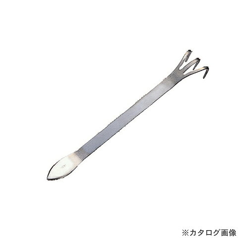 【メーカー名】 ●キンボシ（株） 【特長】 ●盆栽手入用具の必需品 ●ヘラとクマデの二通りの使用ができる 【仕様】 ●サイズ:250mm ●重量:75g ●材質:スチール ●生産国:日本