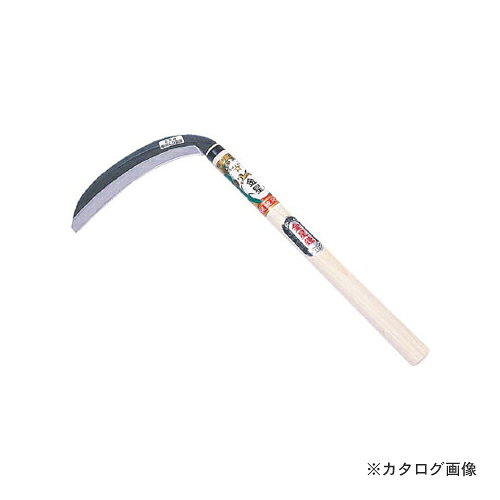 【メーカー名】 ●キンボシ（株） 【特長】 ●金星鎌は1丁1丁手で鍛造した手造り鎌です。 ●何度でも研げ切れ味が持続します。 【仕様】 ●サイズ:420mm ●重量:150g ●刃渡り:175mm ●生産国:日本