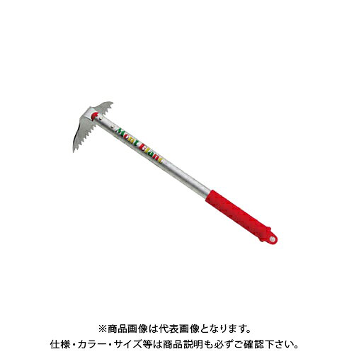 【メーカー名】 ●（株）清水製作所 【特長】 ●刃部は全身総焼入れをしていますので超強力 【仕様】 ●刃幅：117ミリ ●全長：380ミリ ●材質：刃・炭素鋼、刃物鋼（ねじり鎌）（クロームメッキ仕上）/柄・アルミパイプ（アルマイト仕上げ）/...