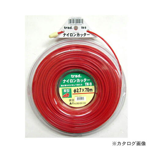 【メーカー名】 ●三共コーポレーション 【特長】 ●樹木のまわり、壁際、コンクリートまわりの草刈に。薄く細かい葉、太い茎の雑草まで抜群の切れ味と耐久性を発揮します 【仕様】 ●サイズ:約2.7mmx70m 【関連商品】 TRAD TN-1 ...
