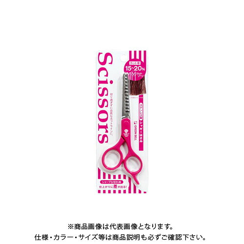 【メーカー】 ●グリーンベル 【特長】 ●切り過ぎずに自然なカットラインに。 ●カット率15〜25%。 ●ステンレス製。 【仕様】 ●商品サイズ：長さ140mm ●重量：20g ●材質：刃部・ステンレス刃物鋼/ハンドル・ABS樹脂