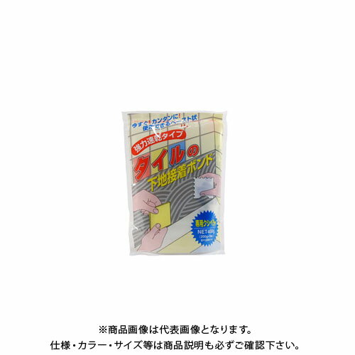 【メーカー】 ●家庭化学工業 【特長】 ●そのまま使えるペースト状なので、作業性がよく、付属の専用クシベラを使ってタイル貼りができます。 【仕様】 ●サイズ：230×160×30mm ●重量：400g