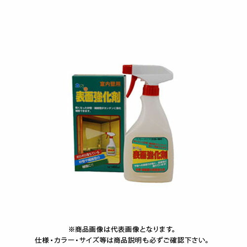 【メーカー】 ●家庭化学工業 【特長】 ●老朽化した繊維壁・砂壁・じゅらく壁・上壁等の表面を強化し、ボロボロと落ちたりするのを防ぎます。 【仕様】 ●サイズ：105×200×65mm ●重量：400g