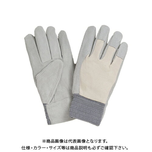 【メーカー名】 ●おたふく手袋 【特長】 ●通気性の良い床革手袋 【仕様】 ●材質：掌部/牛革 甲部/綿100％ ●サイズ：フリー