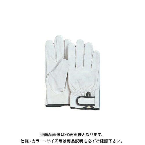 【メーカー名】 ●おたふく手袋 【特長】 ●内綿タイプ ●皮の臭いが手につきにくい ●ソフトで肌触りがよく、はめ心地抜群 ●3双パック 【仕様】 ●材質：掌部/豚革 内側/綿メリヤス ●サイズ：LL ●カラー：ホワイト