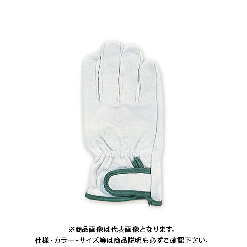 【メーカー名】 ●おたふく手袋 【特長】 ●手首にフィット ●マジックテープ付 【仕様】 ●材質：豚革 ●サイズ：LL ●カラー：ホワイト