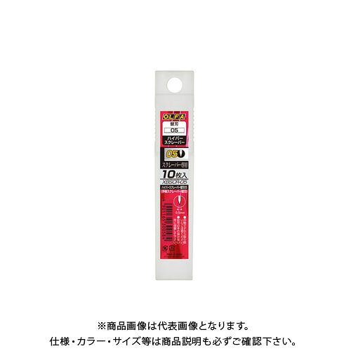【メーカー】 ●オルファ(株) 【特長】 ●※適合本体：ハイパースクレーパー200・300・600。 【仕様】 ●全長：100×18×0.5(mm) ●重量：6.6g ●材質：合金工具鋼、替刃ケースポリプロピレン樹脂(50%再生)
