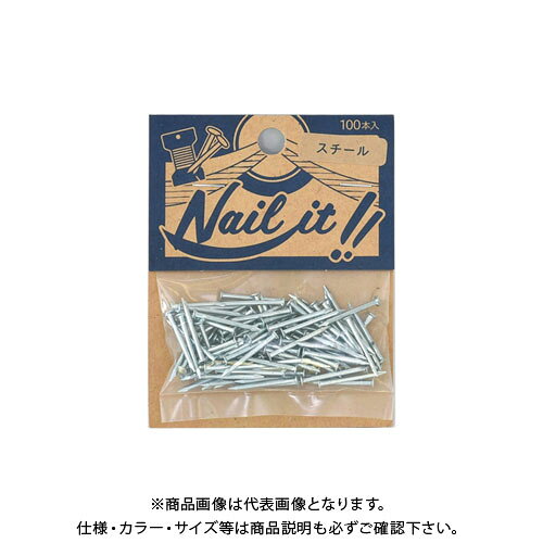【メーカー】 ●若井産業(株) 【特長】 ●ネイルイット(ネイルアート)専用釘 【仕様】 ●長さ19mm、太さ1.47mm ●材質：スチール ●パッケージ寸法：90mm×70mm×10mm ●重さ：32g 【関連商品】 若井産業 NAILI...