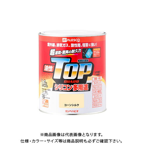 【メーカー】 ●カンペハピオ 【特長】 ●高耐久アクリル・シリコン樹脂配合だから紫外線・排ガス・雪・酸性雨など外敵から建物を守り、長期間風合い・ツヤを保ちます ●従来の油性塗料では塗装できなかったアルミ・ステンレス・プラスチックや外壁サイデ...