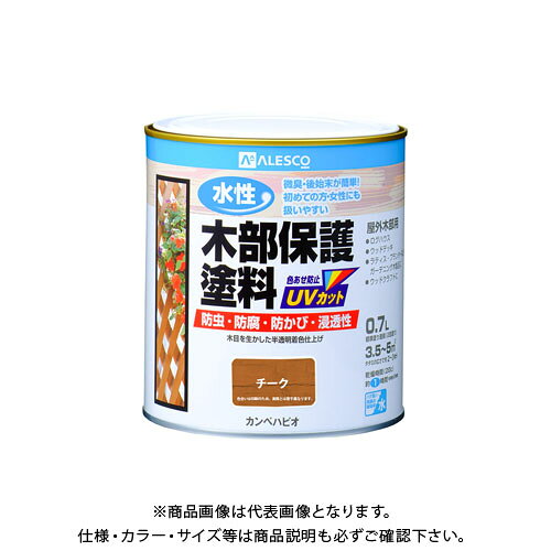 【メーカー】 ●カンペハピオ 【特長】 ●木目をいかしたまま表面に塗膜を作らず着色するので、木材の持つ自然な風合いを引き立たせます ●木材保護成分も配合されているので防虫・防腐・防カビ・防藻・UVカット効果を発揮します ●臭いが少なく、乾燥...