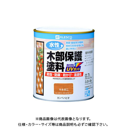 【メーカー】 ●カンペハピオ 【特長】 ●木目をいかしたまま表面に塗膜を作らず着色するので、木材の持つ自然な風合いを引き立たせます ●木材保護成分も配合されているので防虫・防腐・防カビ・防藻・UVカット効果を発揮します ●臭いが少なく、乾燥...