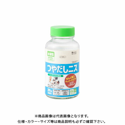 【メーカー】 ●カンペハピオ 【特長】 ●絵の具やポスターカラーの上から塗っても溶かさず、にじまず、美しいつやありとうめいに仕上がります ●シックハウスに対応したF☆☆☆☆に適合した安全性の高い二スです 【用途】 ●紙ねんど細工、ペーパーク...