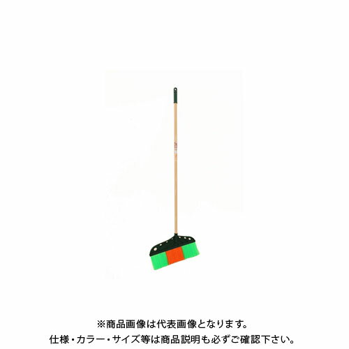 【メーカー】 ●浅香工業 【特長】 ●掃き寄せ部に樹脂を使用し、しなやかな腰の万能清掃用ホーキ。 ●頭部分の幅が広いため、短時間でゴミ等を集めることができます。 ●落ち葉やゴミの清掃作業や工場内での清掃作業に。 【仕様】 ●重量：460g ...