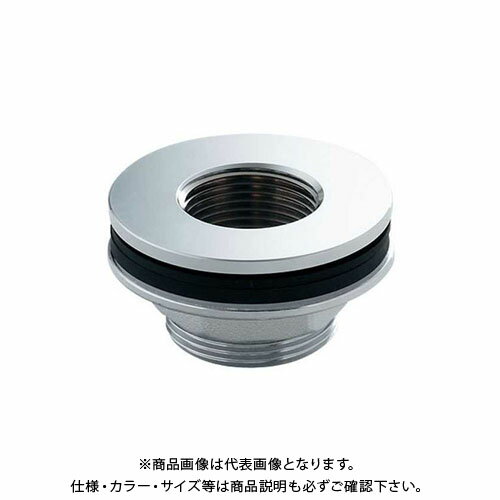 【メーカー】 ●(株)カクダイ 【特長】 ●受水槽や高架タンクと給水管の接続用。 ●タボ(まわり止め)付き。 【仕様】 ●材質：黄銅、NR、PE 【特記事項】 ※ 商品画像および商品情報は、あくまでも参考として閲覧ください。製品仕様(スペッ...