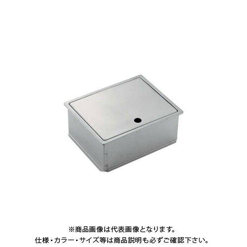 【メーカー】 ●(株)カクダイ 【特長】 ●くさり付き。 ●厚さフタ1.2ミリ、側面1ミリ。 ●底板なし。 【仕様】 ●材質：ステンレス 【特記事項】 ※ 商品画像および商品情報は、あくまでも参考として閲覧ください。製品仕様(スペック)・付...