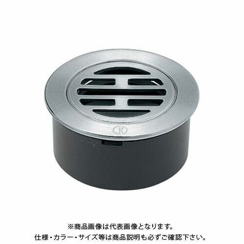 【メーカー】 ●(株)カクダイ 【特長】 ●VP・VU管兼用 (接着式)。 ●巣はネジ止め式。 ●ヘアライン仕上げ。 【仕様】 ●材質：ステンレス 【特記事項】 ※ 商品画像および商品情報は、あくまでも参考として閲覧ください。製品仕様(スペ...