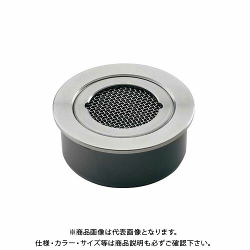 【メーカー】 ●(株)カクダイ 【特長】 ●VP・VU管兼用 (接着式)。 ●アミは線径0.4ミリ、16メッシュ。 ●アミはネジ止め式。 ●ヘアライン仕上げ。 【仕様】 ●材質：ステンレス 【特記事項】 ※ 商品画像および商品情報は、あくま...